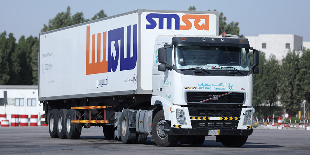 Dry Box Trailers 3 Axle - AlRashed Transport Company
